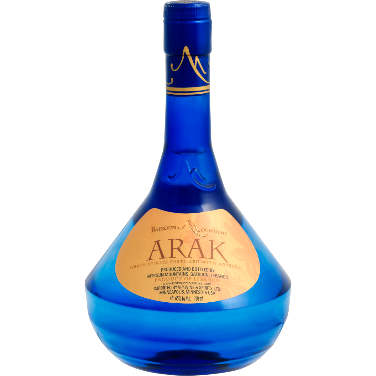 Batroun Mountains Arak Blue 750ml @ 50% Alcohol – 209 Lebanese Wine